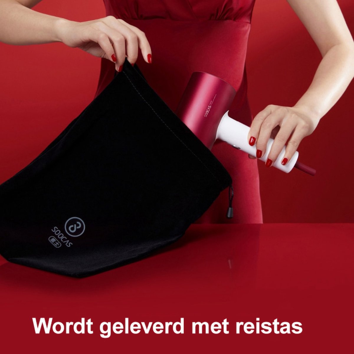 Bolture Fohn Met Diffuser Voor Krullen Hair Dryer Haarfohn Reisfohn