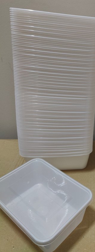 Récipient, PP, Récipients en plastique pour micro-ondes 750 ml ...