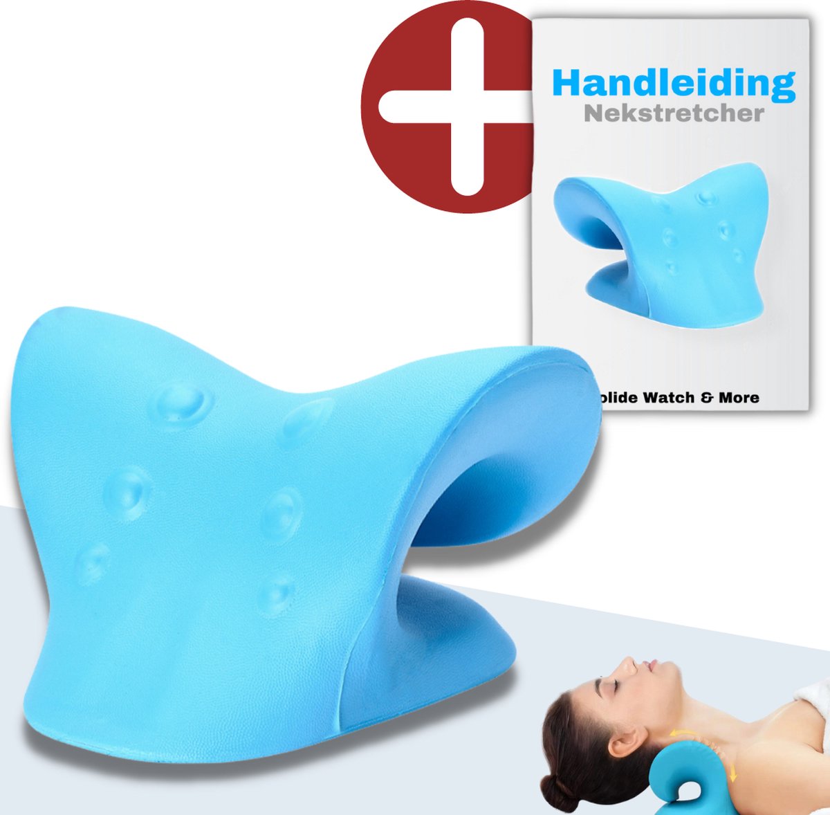 Nekstretcher - Nekmassage Kussen - Nekpijn en Rugklachten - Nekkussen ...