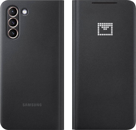 Samsung Galaxy S21 LED View Cover Black | bol