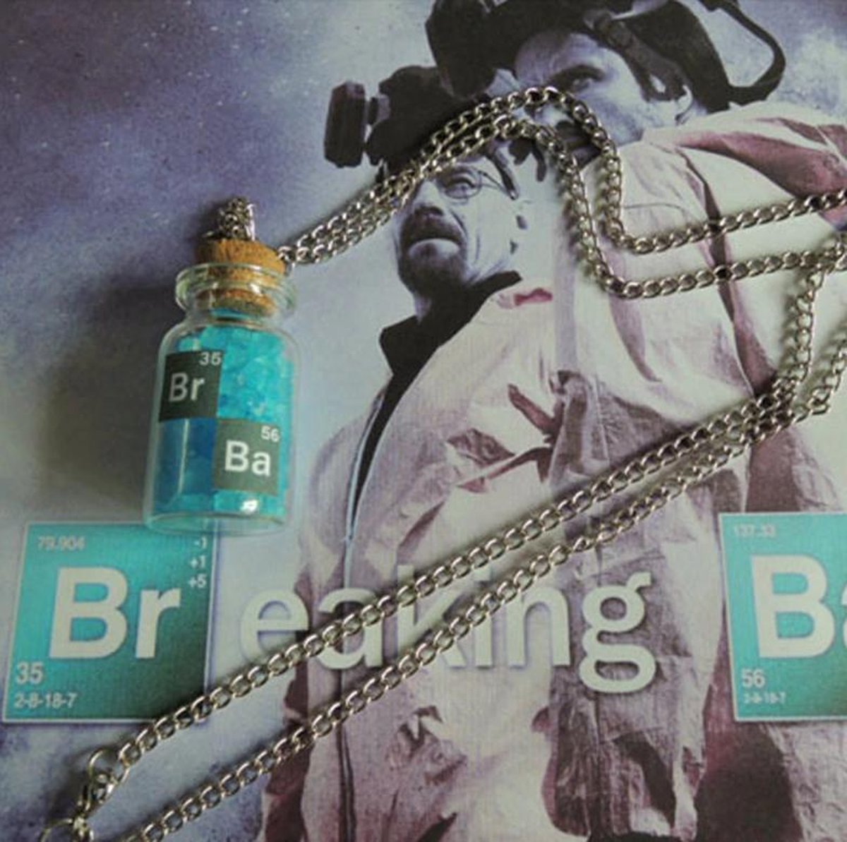 Breaking Bad, Crystal Meth, Ketting, Hanger, Heisenberg, Walter White ...