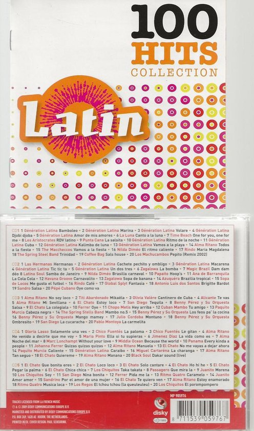 100 Hits - Latin, Various | CD (album) | Muziek | bol