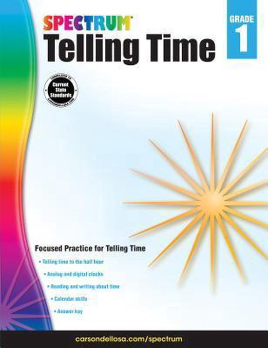 Telling Time, Grade 1 | 9781483831091 | Boeken | bol.com