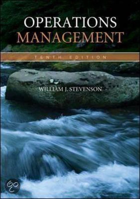 Operations Management | 9780073377841 | William J. Stevenson | Boeken ...