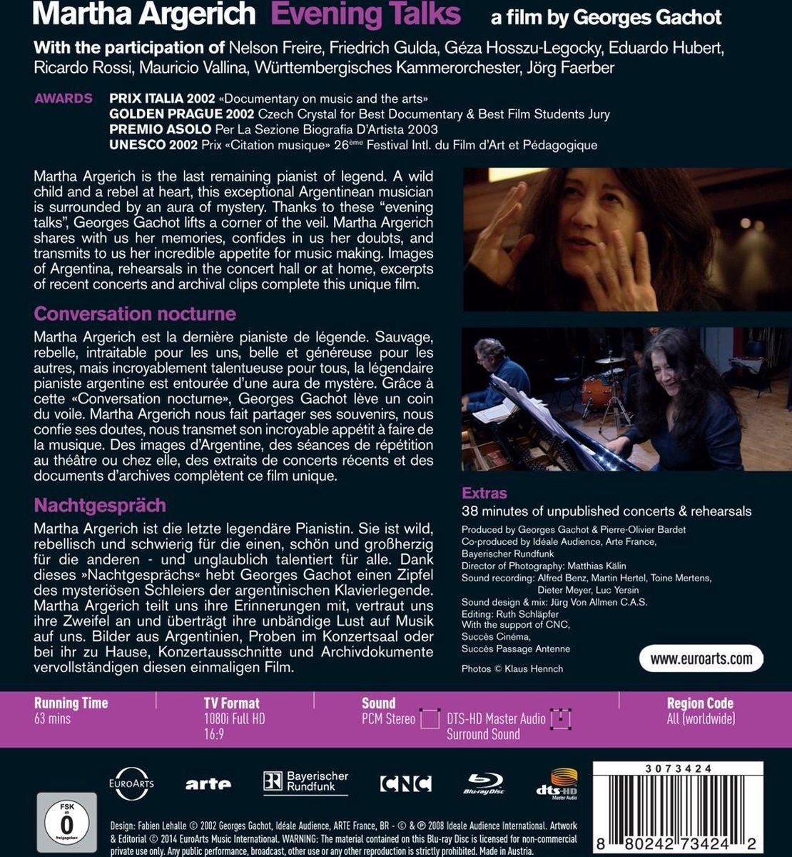 Evening Talks, Martha Argerich | Muziek | bol.com