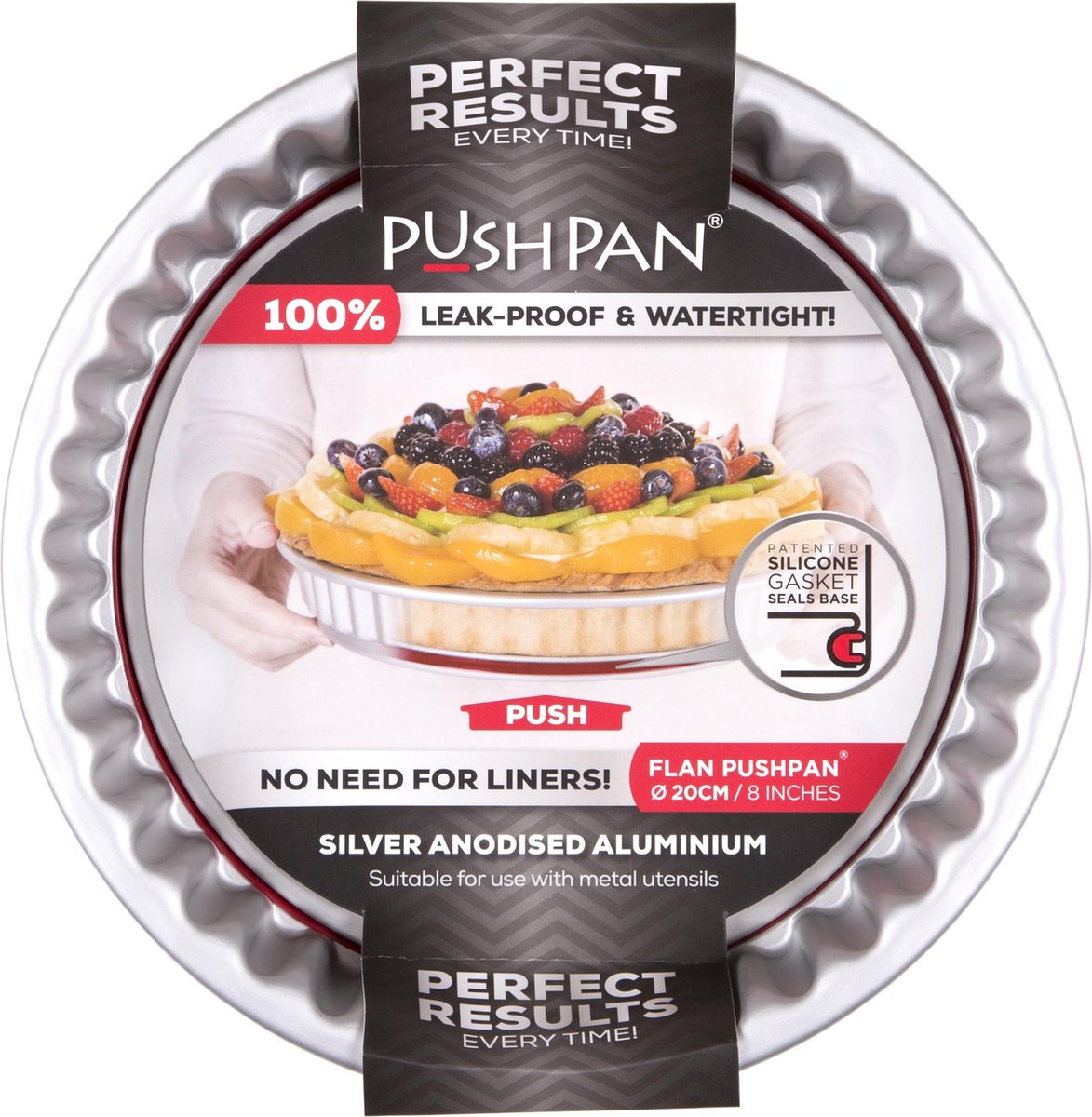 Wham PushPan Cakevorm - Aluminium - Rond - 20 cm | bol