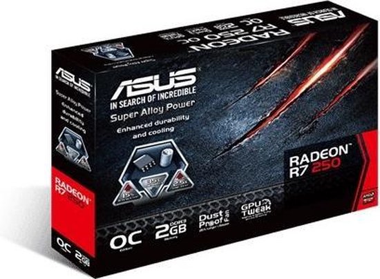 ASUS R7250-OC-2GD3 Radeon R7 250 2GB GDDR3 | bol.com