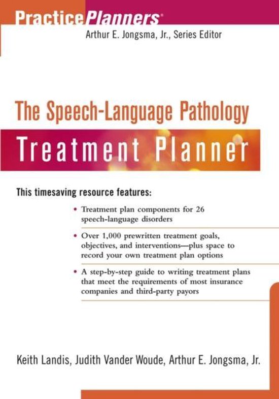 The Speech-Language Pathology Treatment Planner | 9780471275046 | Ae ...