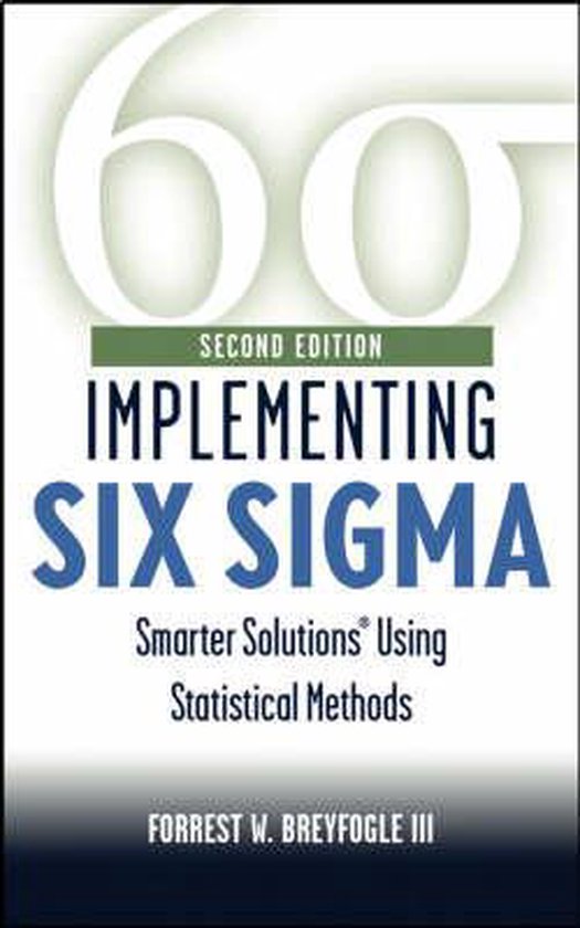 Implementing Six Sigma, Second Edition | 9780471265726 | FW Breyfogle ...