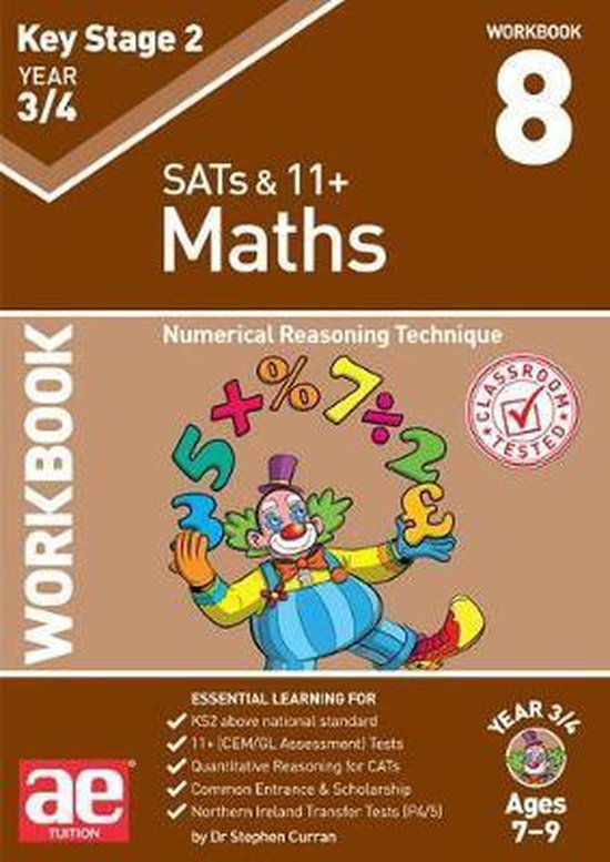KS2 Maths Year 3/4 Workbook 8 | 9781911553281 | Dr Stephen C Curran ...