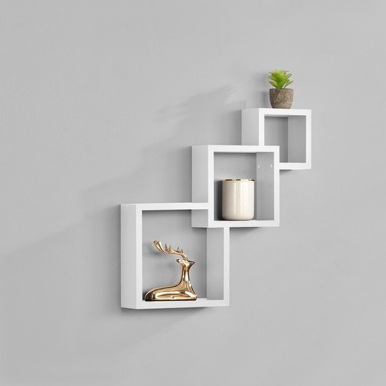 Design wandplank - Wandkast - wit | bol