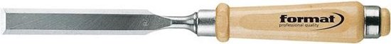 Steekbeitel met houten heft CV-staal 24mm FORMAT | bol