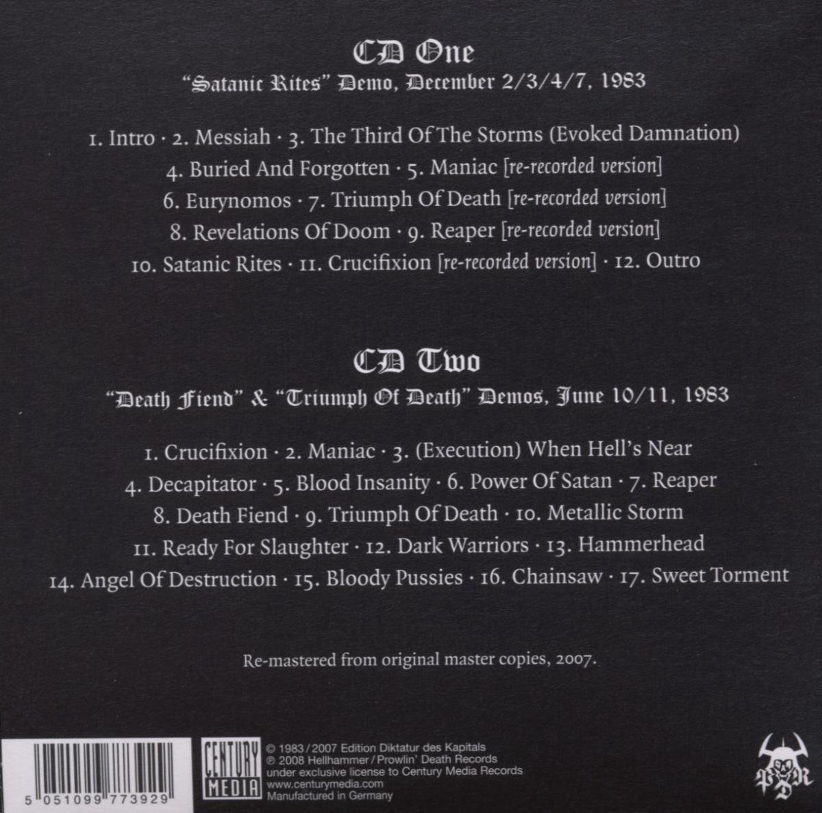 Demon Entrails, Hellhammer | CD (album) | Muziek | bol.com