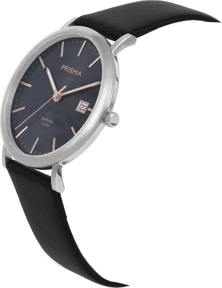 Prisma Horloge P.1668 Heren titanium saffierglas 5 ATM | bol.com