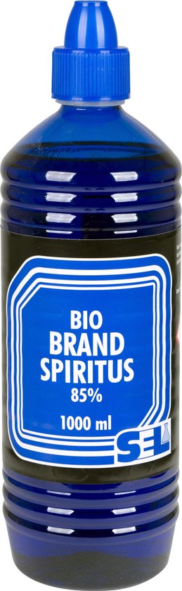 SEL Brandspiritus Fles - 1 Liter - Voor reinigen van glaswerk en ...
