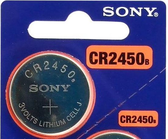 Sony CR2450 Lithium Knoopcel Batterij - 5 Stuks - DL2450, ECR2450 | bol