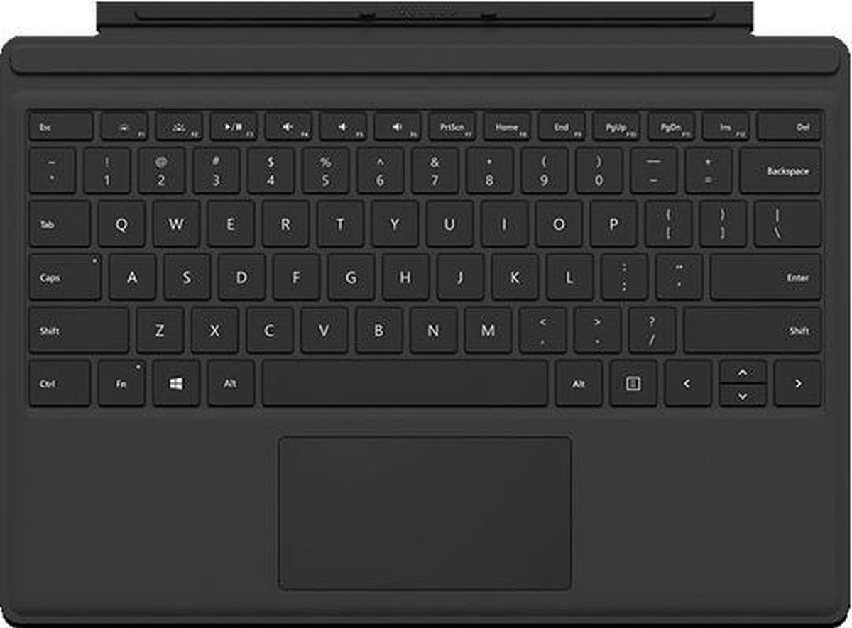 Surface Pro 4 Type Cover Cmmr SC FrenchBlgm Hdwr Commercial Black | bol.com