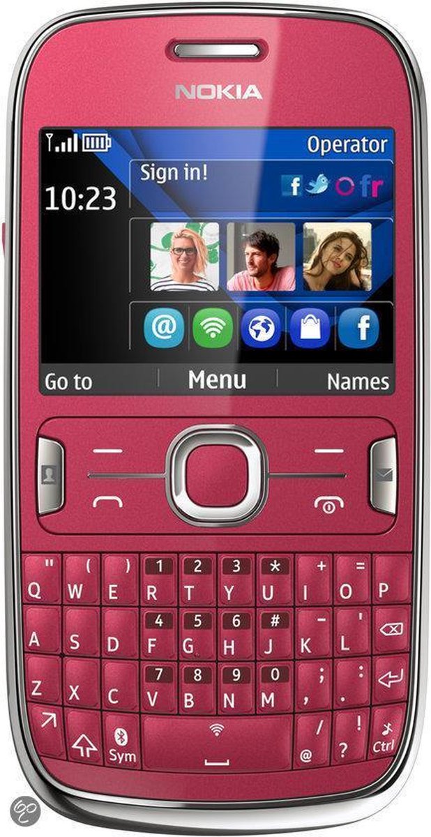 Nokia Asha 302 - Rood | bol.com