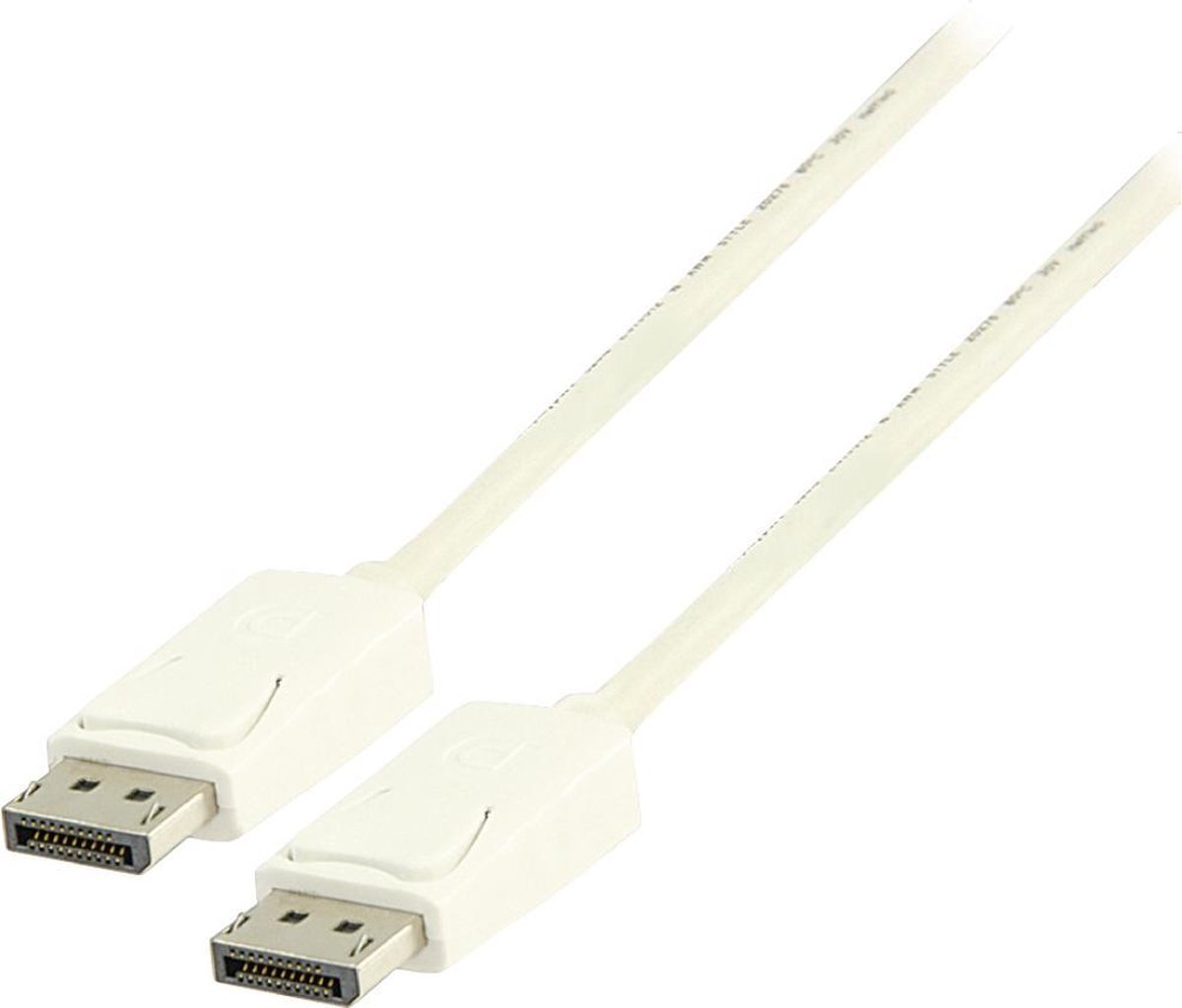 Valueline - DisplayPort Beeldscherm Kabel - wit - 3 meter | bol.com