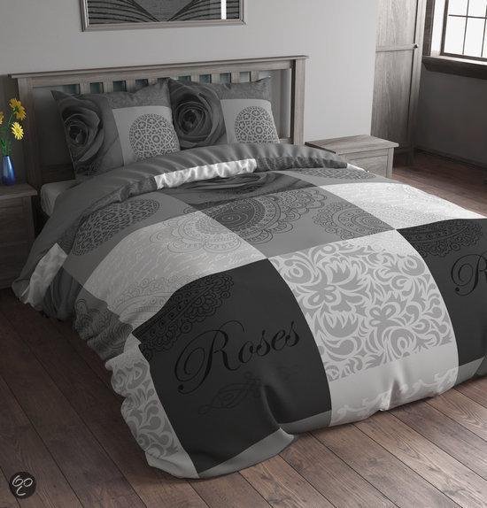 Dreamhouse Bedding Flanel Text Rose Grey Dekbedovertrekset 200x200/220 ...