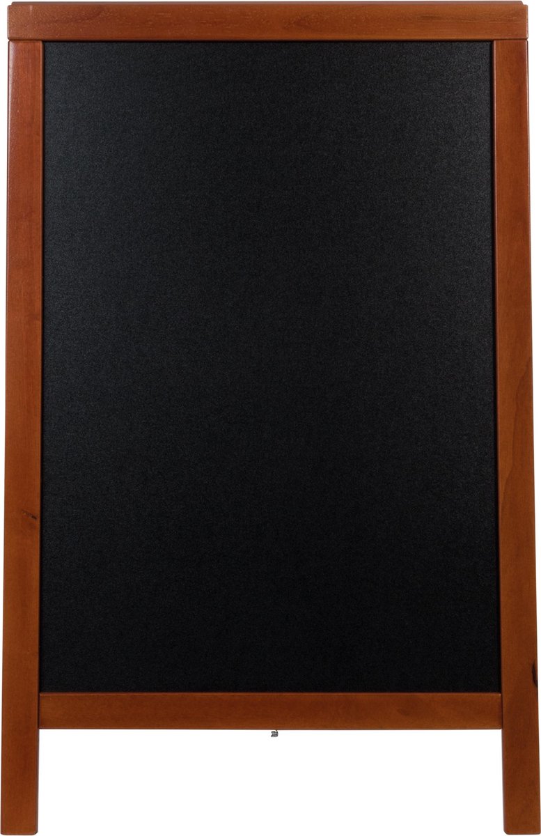 Duplo hard wood pavement chalk board - with lacquered mahogany finish ...