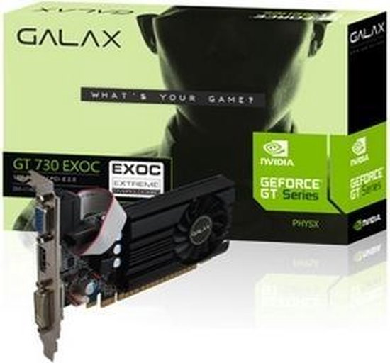 GALAX GeForce GT 730 EXOC 1GB GeForce GT 730 1GB GDDR5 | bol.com