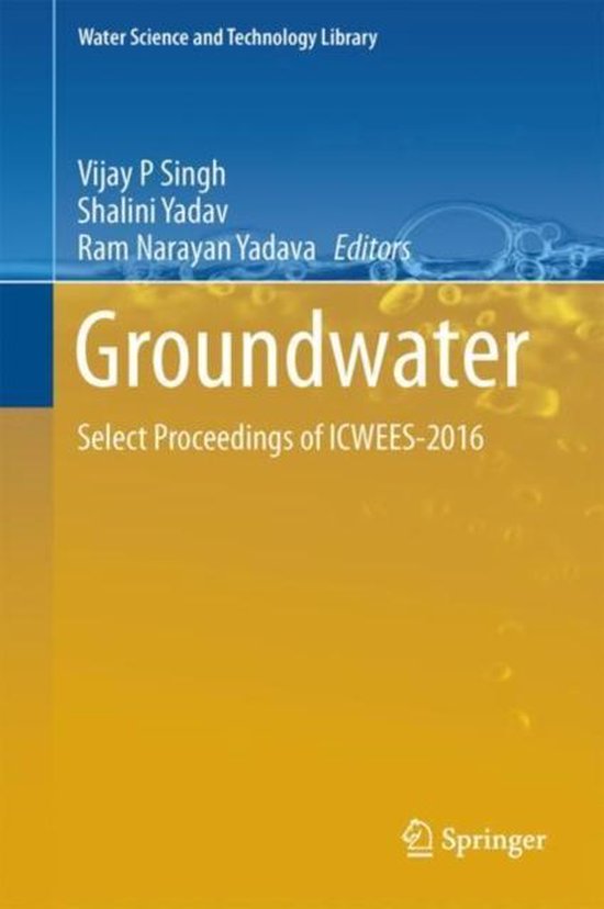 Water Science and Technology Library- Groundwater | 9789811057885 ...