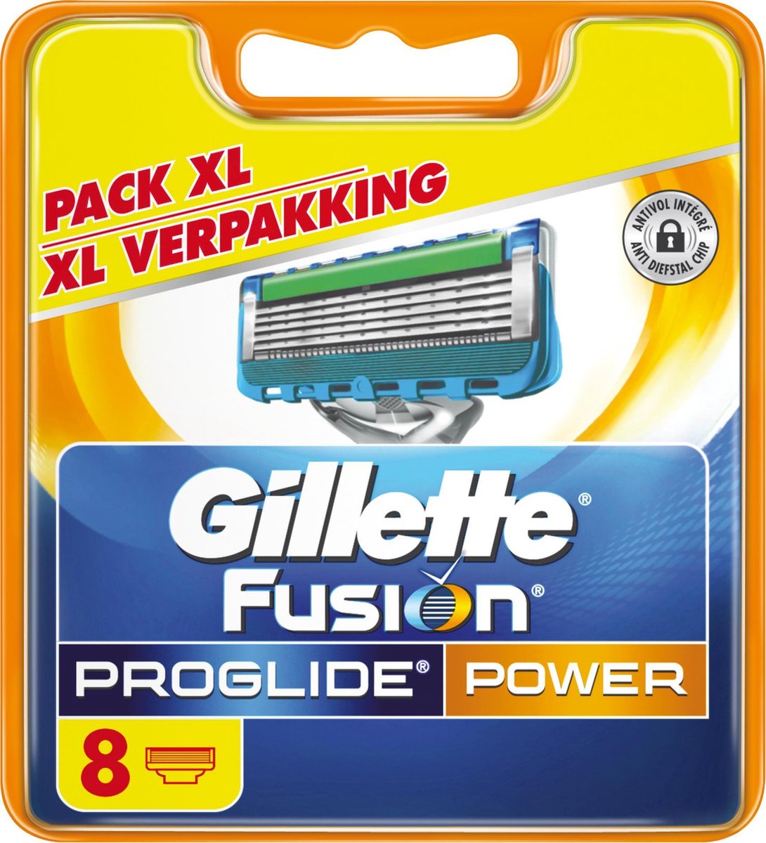 Gillette Fusion ProGlide Power Scheermesjes Navulling - 8 stuks | bol.com