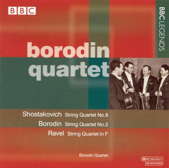 Borodin Quartet - Shostakovich: String Quartet no 8; Borodin, Ravel, Alexander Borodin... | bol