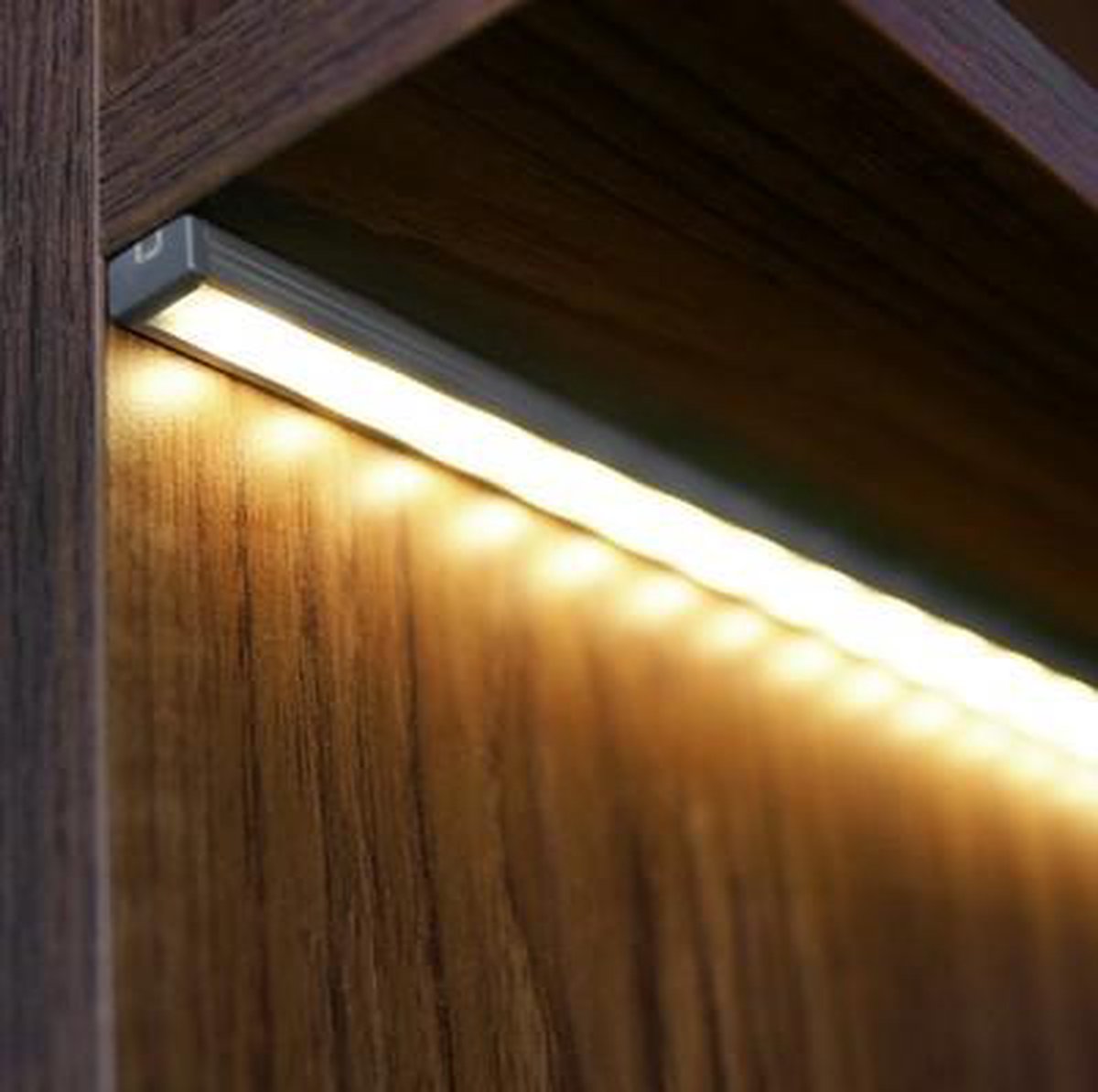 Zwart smal LED strip profiel 2 meter – opaal - SLIM01ZWART - inclusief ...