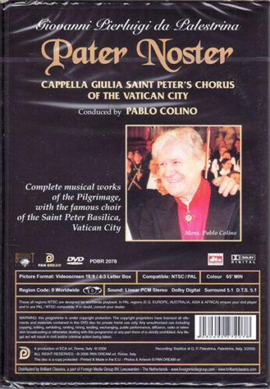 Cappella Giulia Saint Peter's Chorus - Pater Noster, Pater noster ...