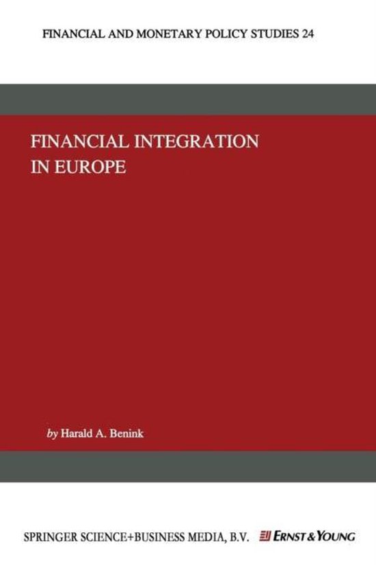 Financial Integration in Europe | 9789401048118 | Harald A. Benink ...