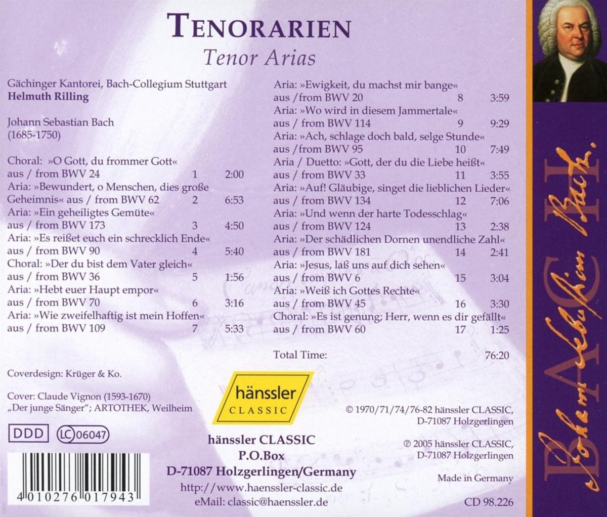 Gächinger Kantorei Stuttgart, Bach-Collegium Stuttgart, Helmuth Rilling ...