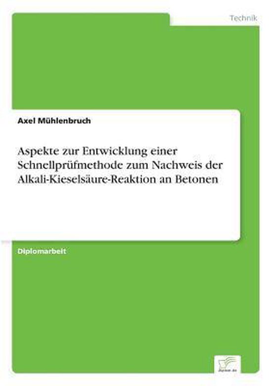 Alkali Kieselsaure Reaktion