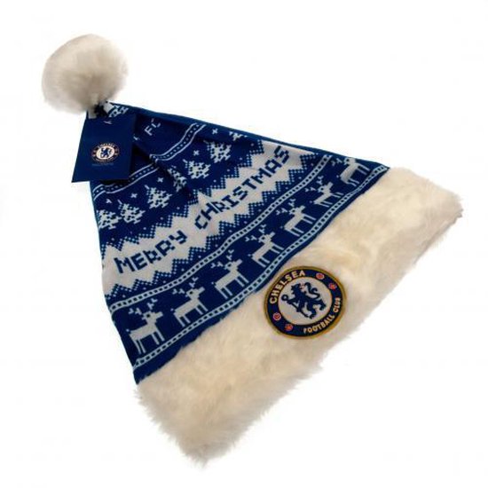 Chelsea FC - Kerstmuts - Merry Christmas - Blauw/Wit | bol.com