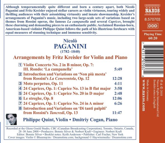 Paganini: La Campanella, Dmitriy Cogan | CD (album) | Muziek | bol.com