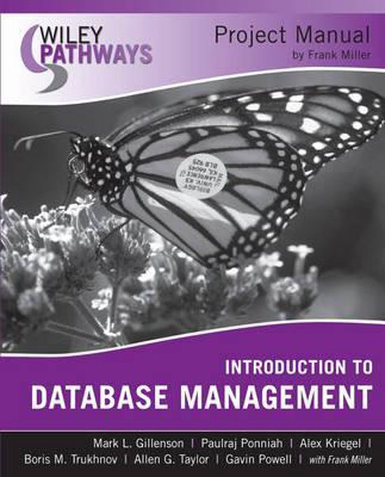 Wiley Pathways Introduction to Database Management Project Manual | 9780470114100 | Ml... | bol.com
