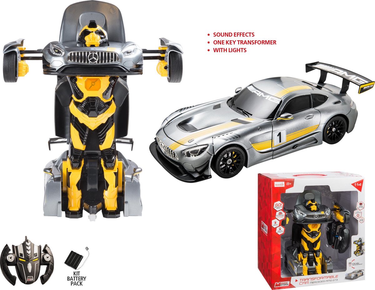 Mercedes AMG GT3 - RC - Raceauto - Transformer - 1:14 | bol.com
