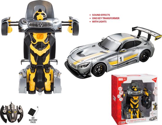 Mercedes AMG GT3 - RC - Raceauto - Transformer - 1:14 | bol.com