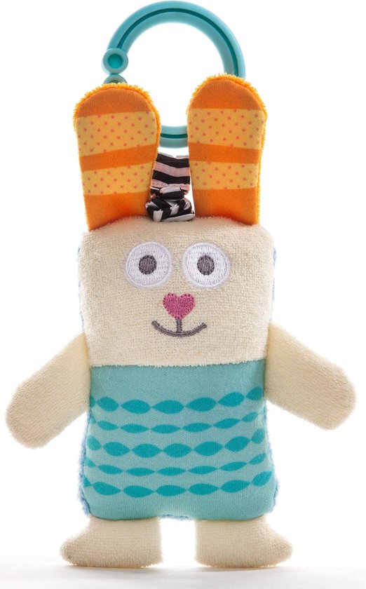 Taf Toys Zachte knuffel Ronnie het konijn met ophang ring - 0 - 24 mnd ...