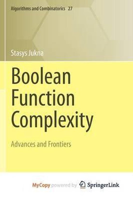 Boolean Function Complexity 9783642245091 Boeken