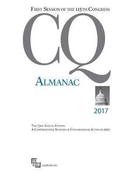 CQ Almanac 2017, Cq Roll Call | 9781544300559 | Boeken | bol.com
