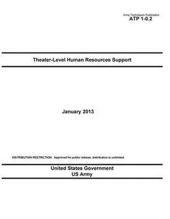 Army Techniques Publication ATP 1-0.2 Theater-Level Human Resources ...
