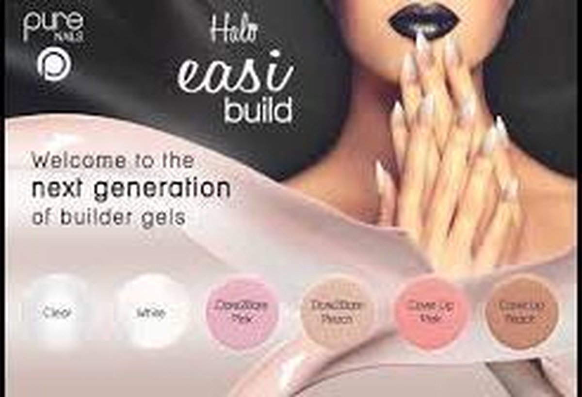 Halo EasiBuild Clear - Professionele buildergel - BIAB | bol.com
