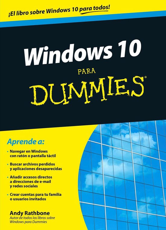 Para Dummies - Windows 10 para Dummies (ebook), Andy Rathbone ...