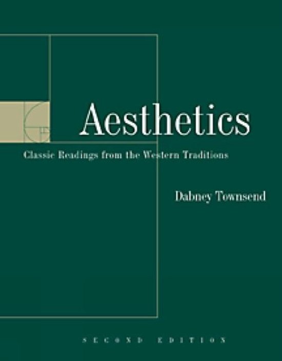Aesthetics, Dabney Townsend | 9780534551469 | Boeken | bol.com