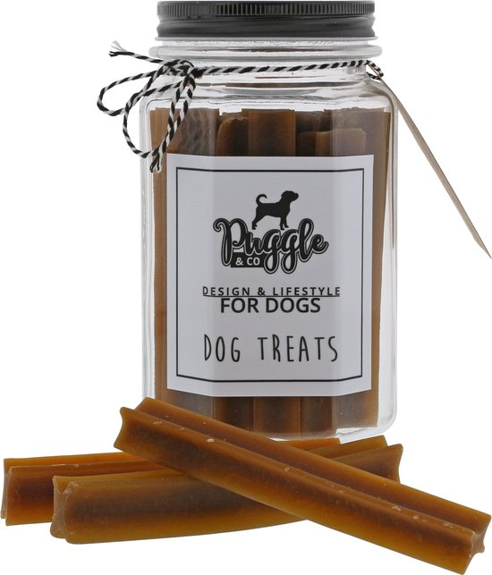 Puggle & Co voorraadpot met hondensnacks Dental Sticks 20 stuks | bol.com