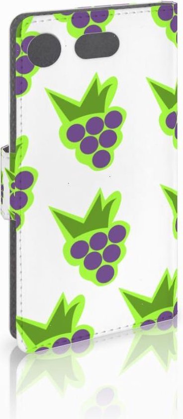 Sony Xperia Xz1 Compact Bookcase Hoesje Druiven