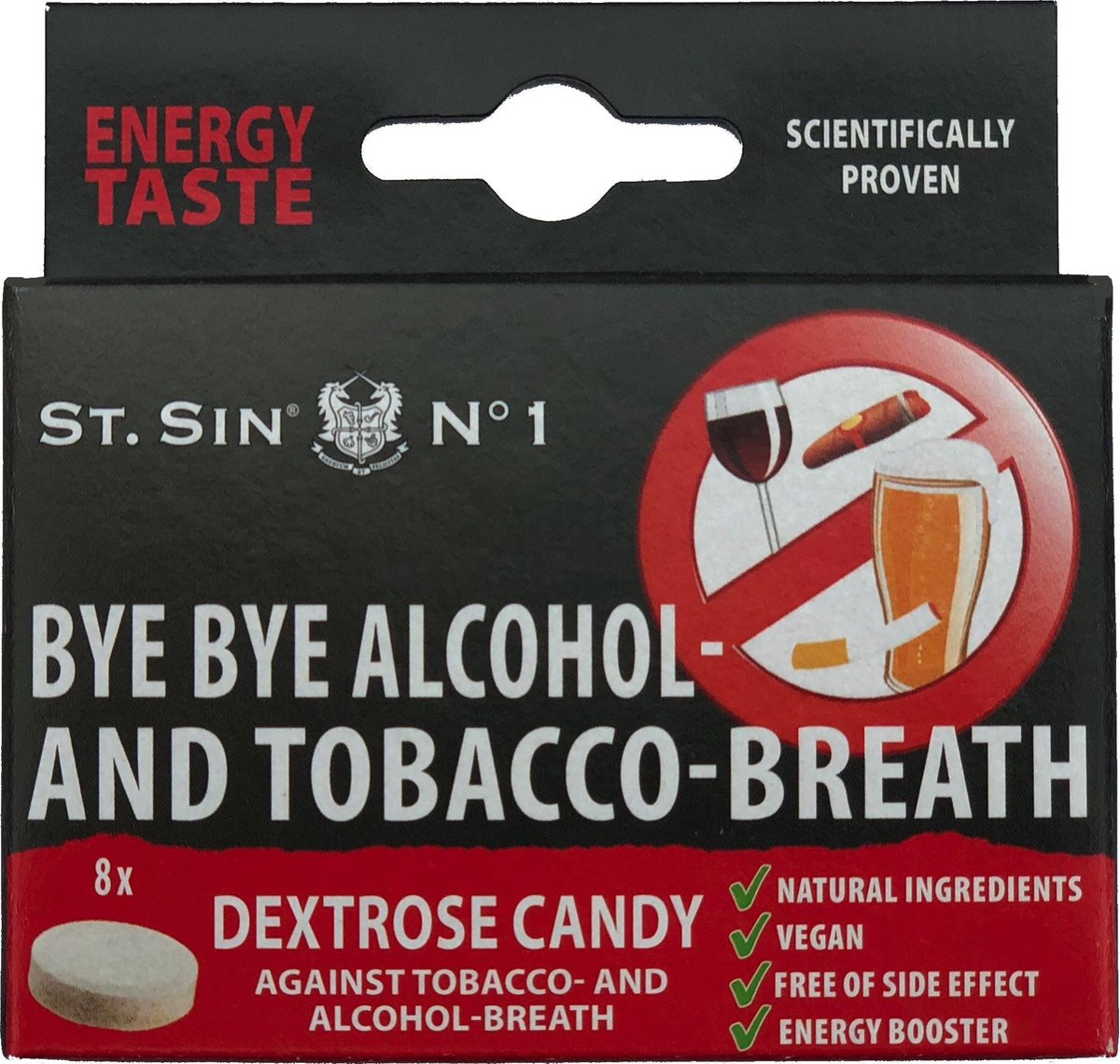 St. Sin Anti Rook- en Alcohol adem tabletten | bol