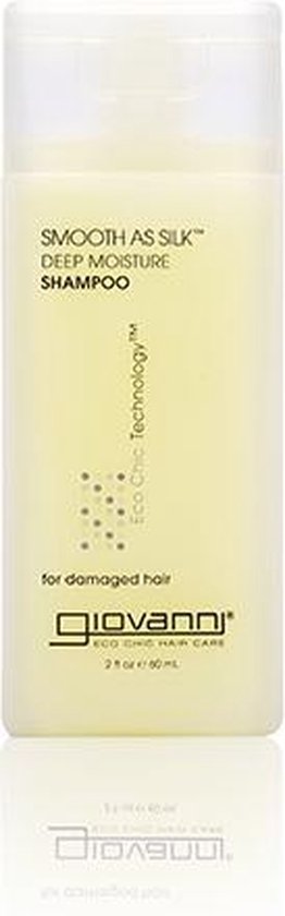 Giovanni Cosmetics - Smooth as Silk Deep Moisture Shampoo - 60 ml | bol